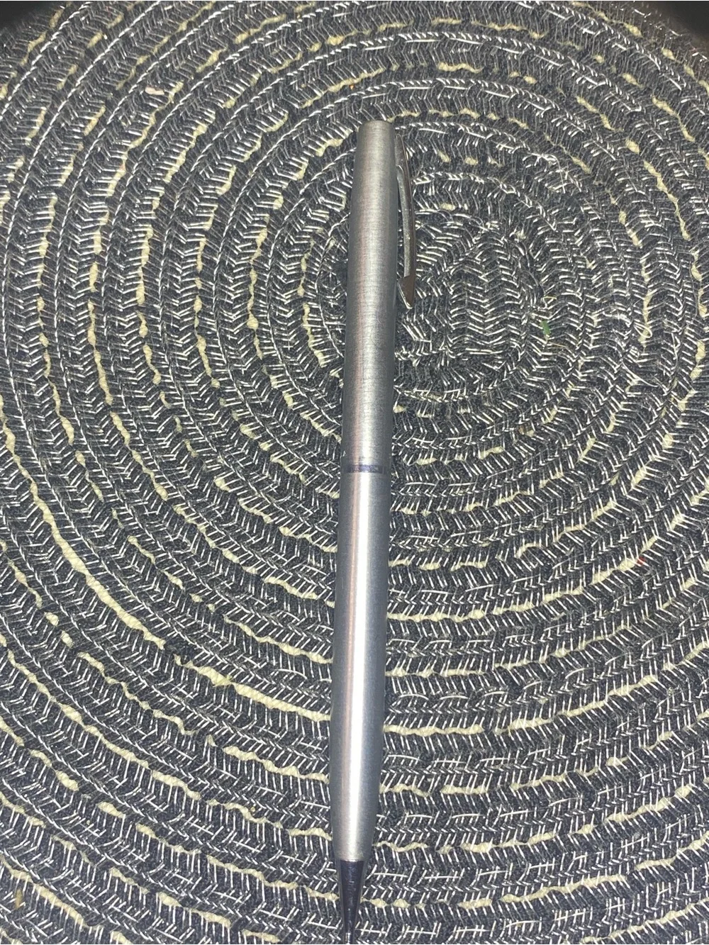 Sheaffer | Office | Vintage Sheaffer 444 Sleek Silver Metal Mechanical ...